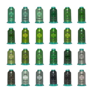 Sakura Single Spool 100% Polyester Embroidery Machine Thread 1000Y 40WT ...