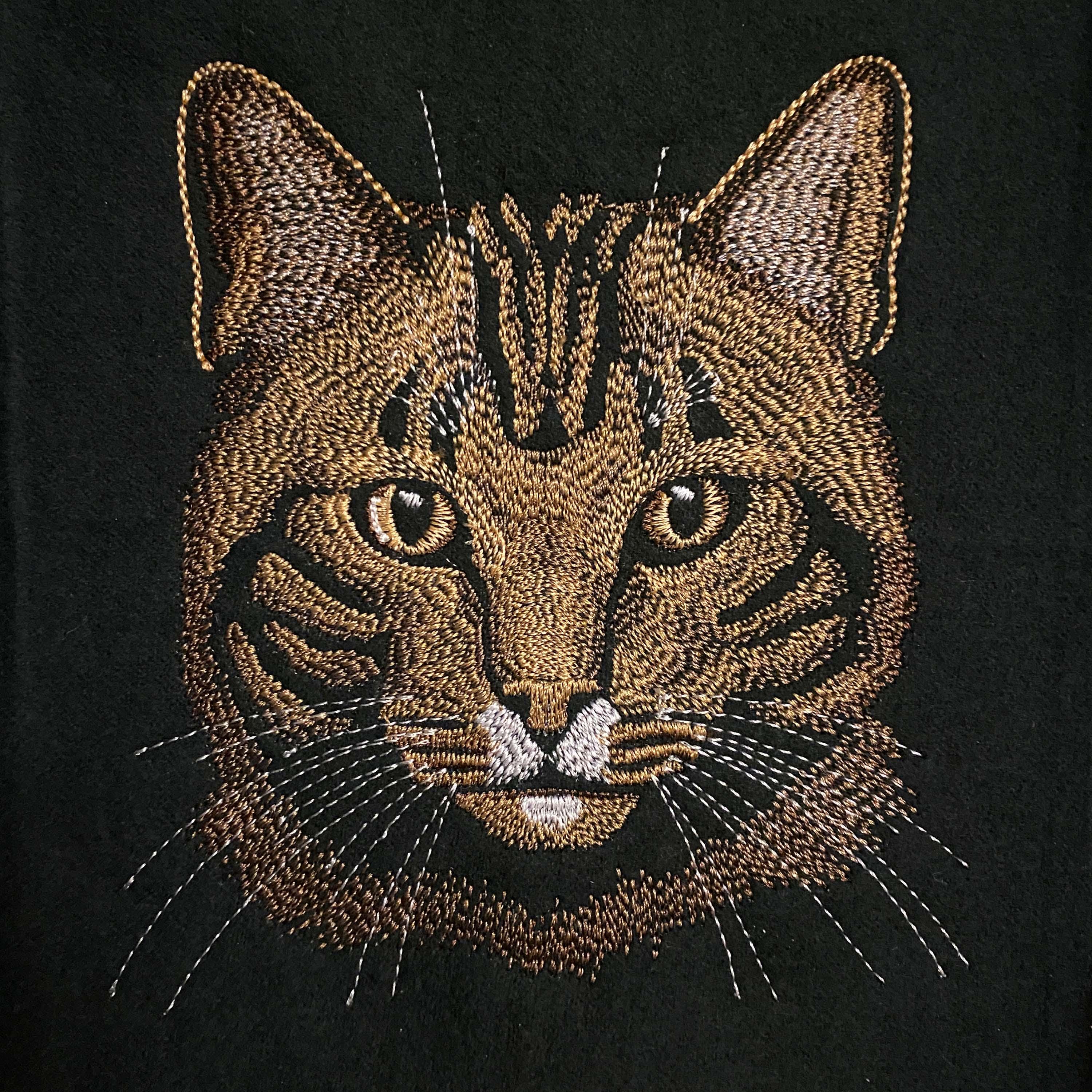 Cat Machine Embroidery Design - Cat Machine Embroidery Pattern - Cat ...