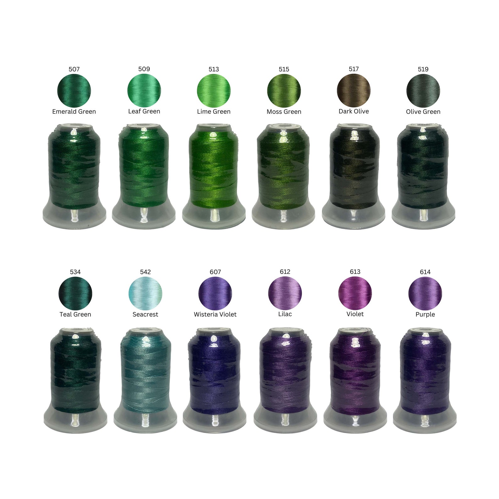 Brother Colors Single Spool 500M (550yd) Polyester Embroidery Machine ...