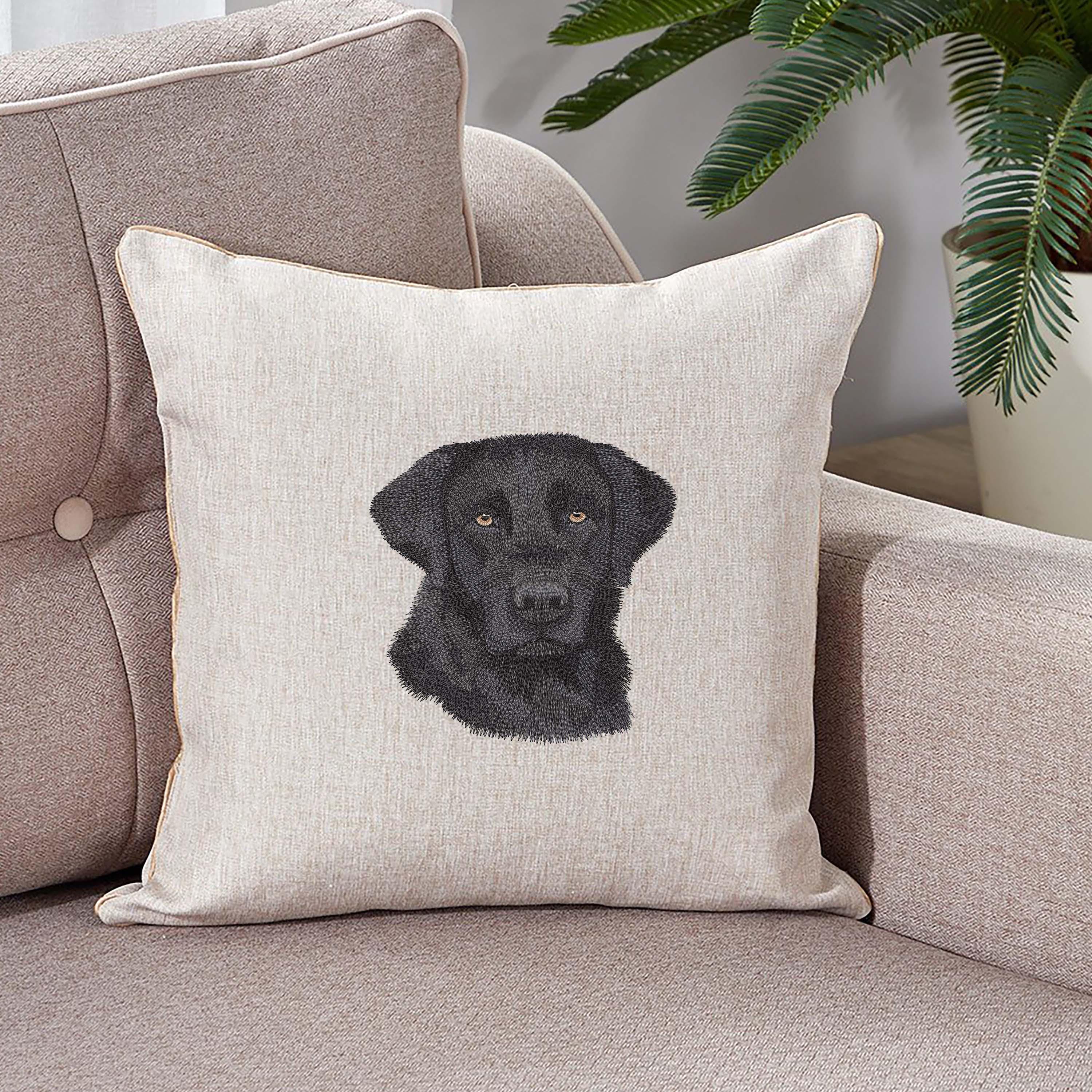 Dog Machine Embroidery Design - Black Labrador Retriever Digital ...