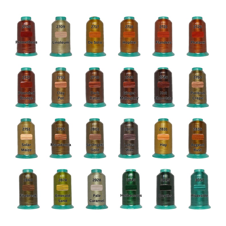 Sakura Single Spool 100% Polyester Embroidery Machine Thread 1000Y 40WT ...