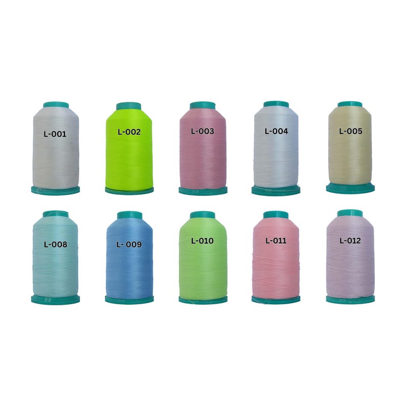Sakura Glow in the Dark Embroidery Machine Thread - 800M - Etsy