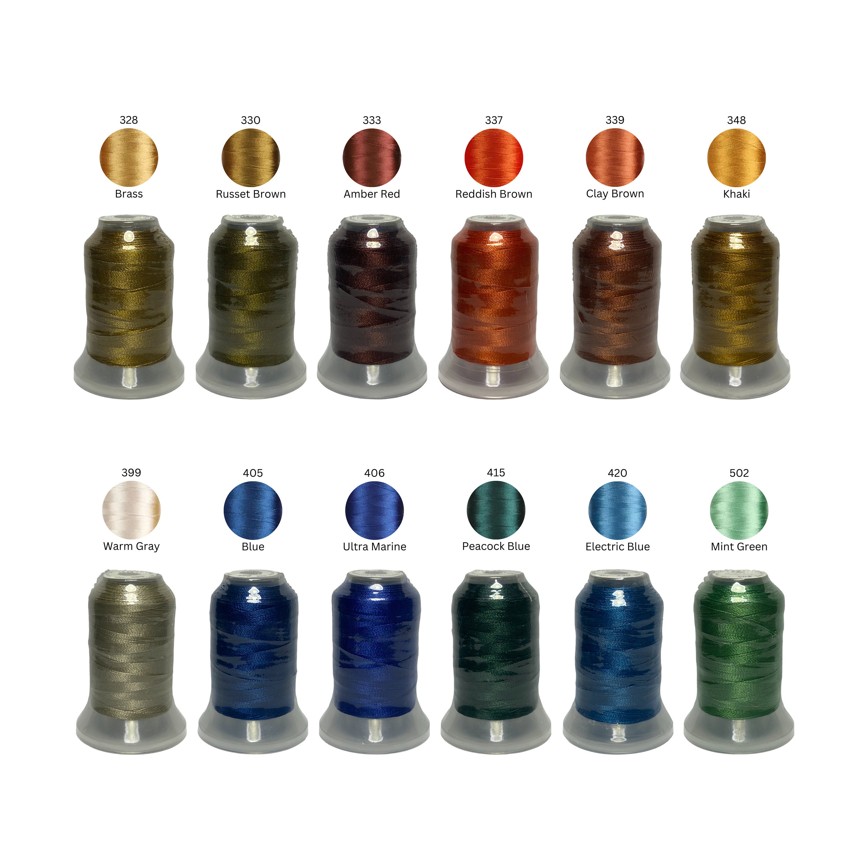 Brother Colors Single Spool 500M 550yd Polyester Embroidery Machine ...