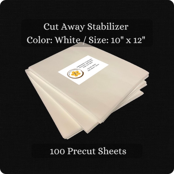 Embroidery Stabilizer - Etsy