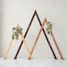 Triangle Wedding Arch, Triangle Arbor for Wedding Ceremony, Wood ...