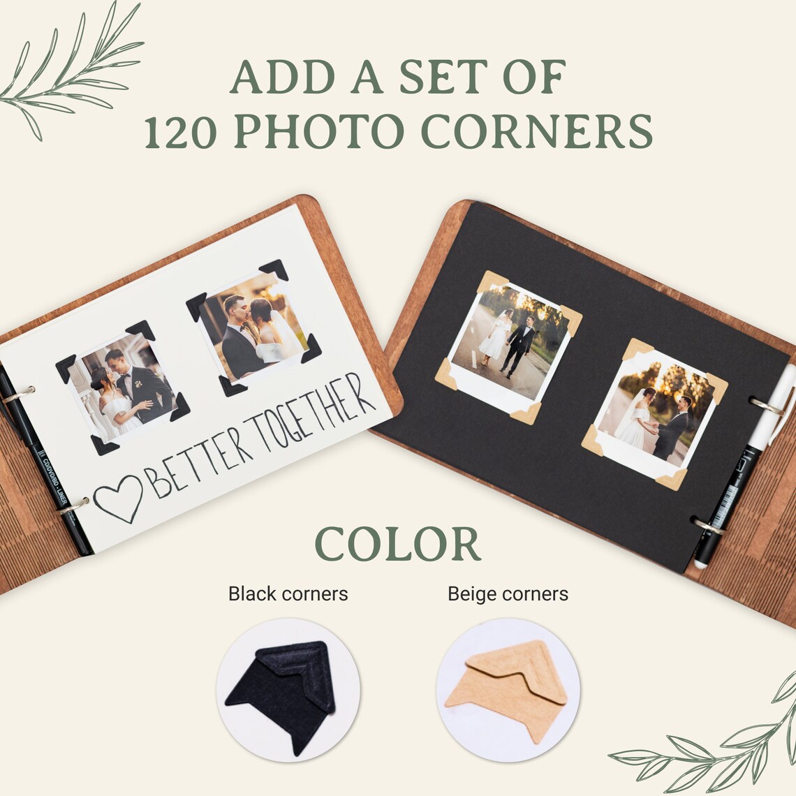 Rustic Wedding Decor, Rustic Wedding Photo Album, Wedding Gift ...