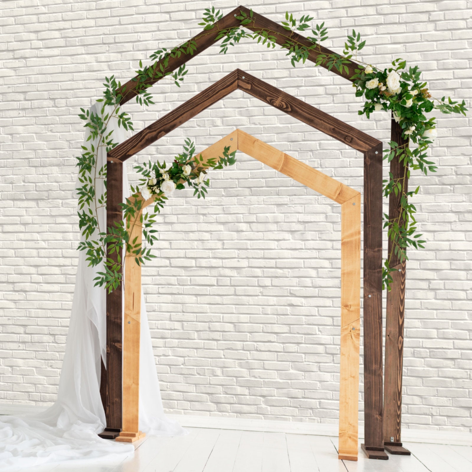 Wooden Arch Frame for Wedding Decor, Decorative Ceremony Arch, Wedding ...