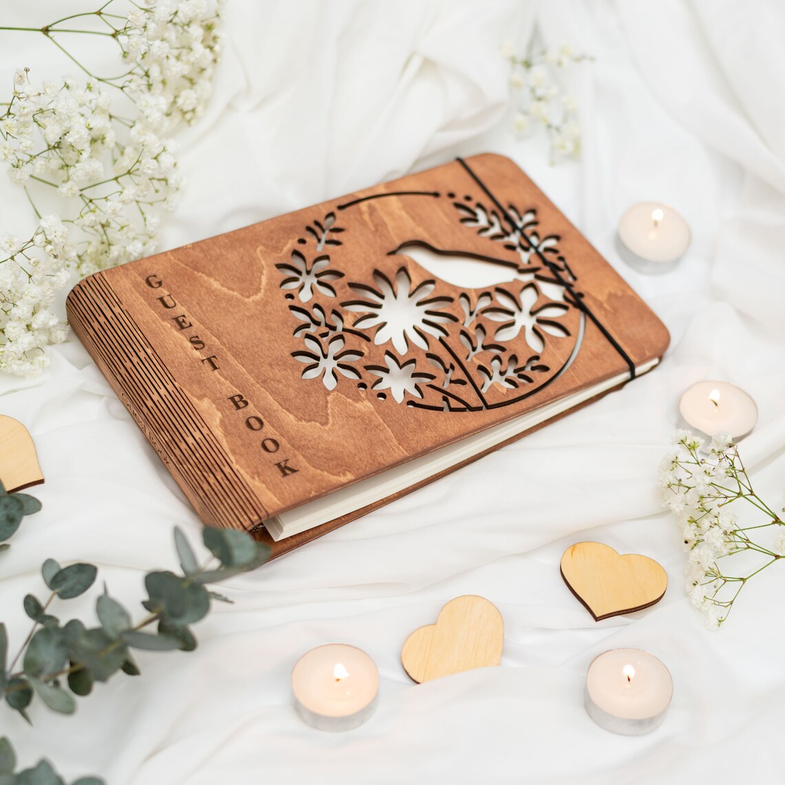 Rustic Wedding Decor, Rustic Wedding Photo Album, Wedding Gift ...