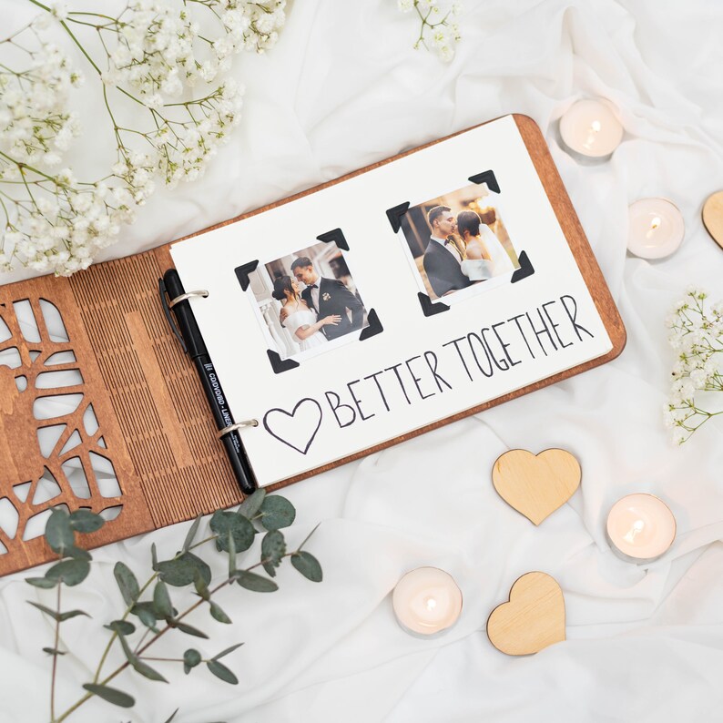 Rustic Wedding Decor, Rustic Wedding Photo Album, Wedding Gift ...