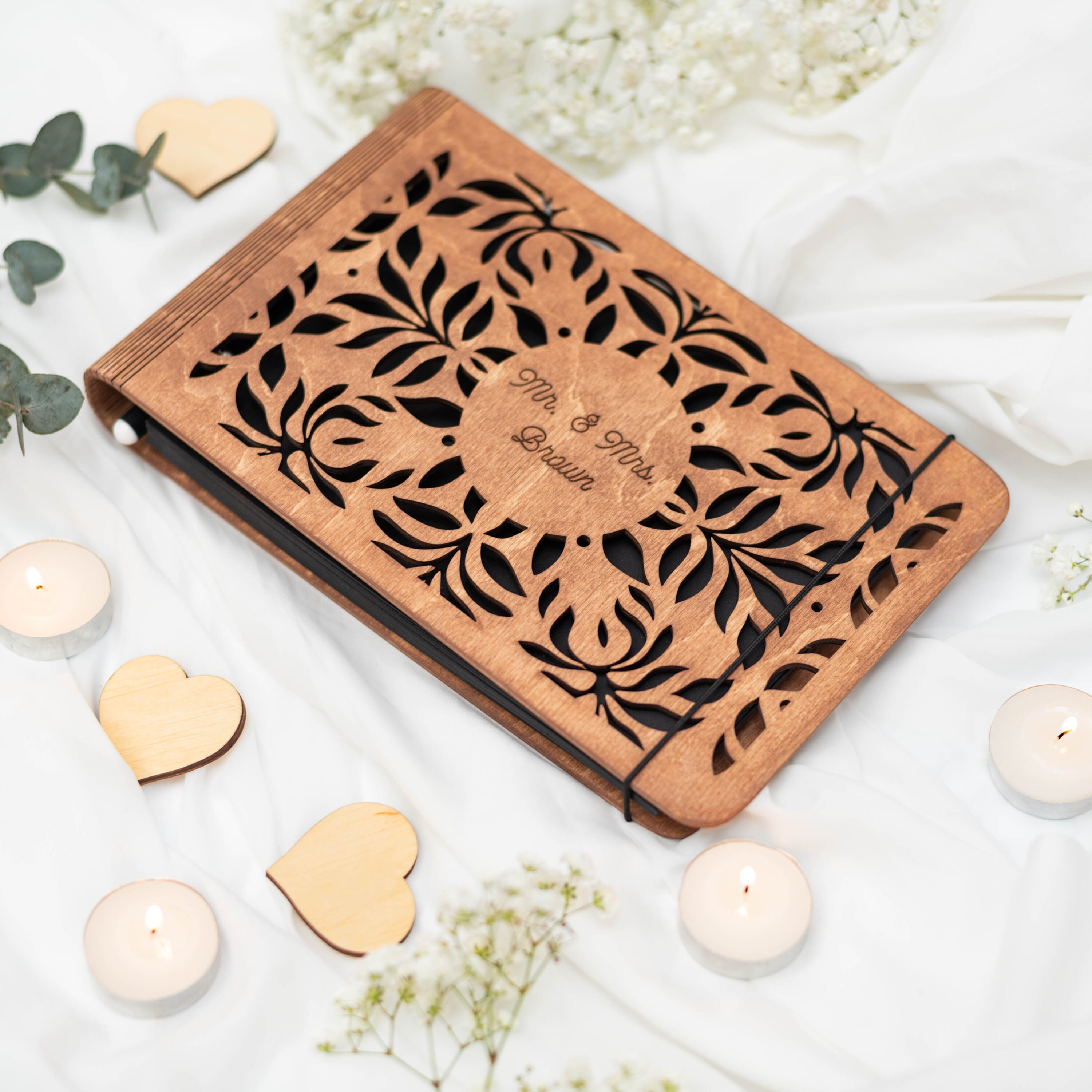 Rustic Wedding Decor, Rustic Wedding Photo Album, Wedding Gift ...