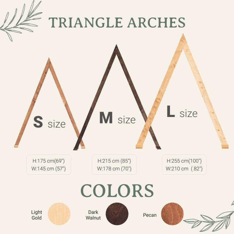 Triangle Wedding Arch, Triangle Arbor for Wedding Ceremony, Wood ...