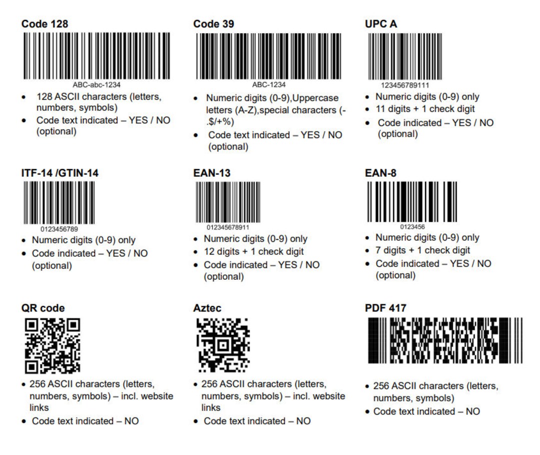 Printable Custom Barcodes 24-up on A4 or US Letter, Thermal 2-up, 3-up, With/without Gap, Custom ...