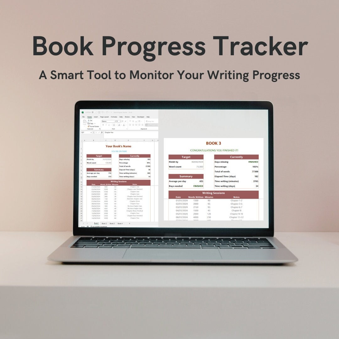 Book Progress Tracker - Etsy