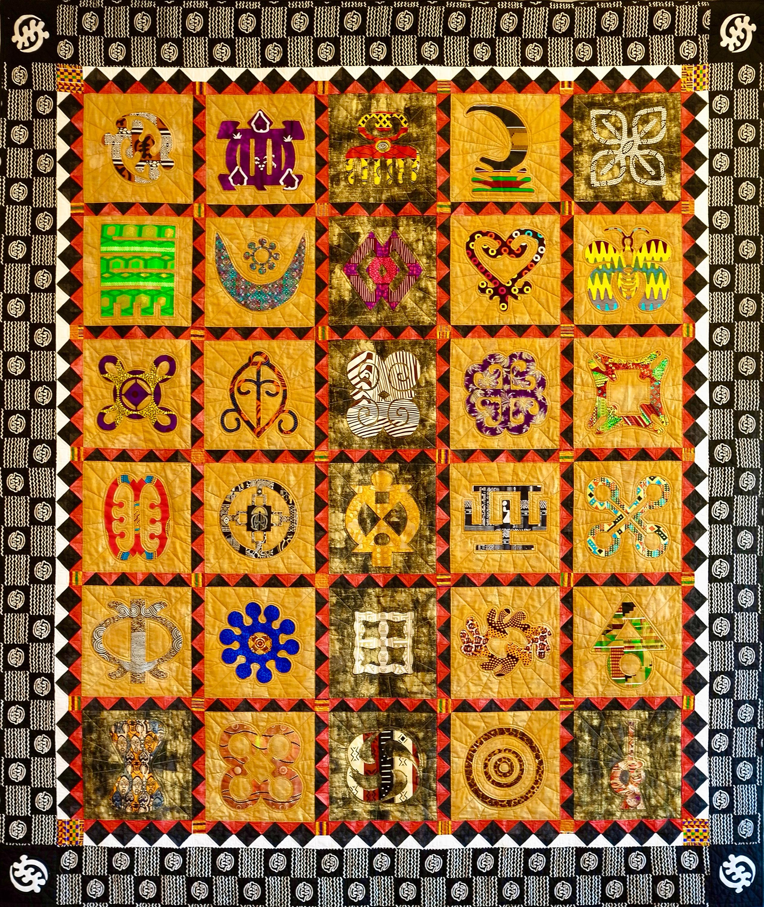 West African Adinkra Symbols: 60 Unique Paper Patterns Ready to Size ...