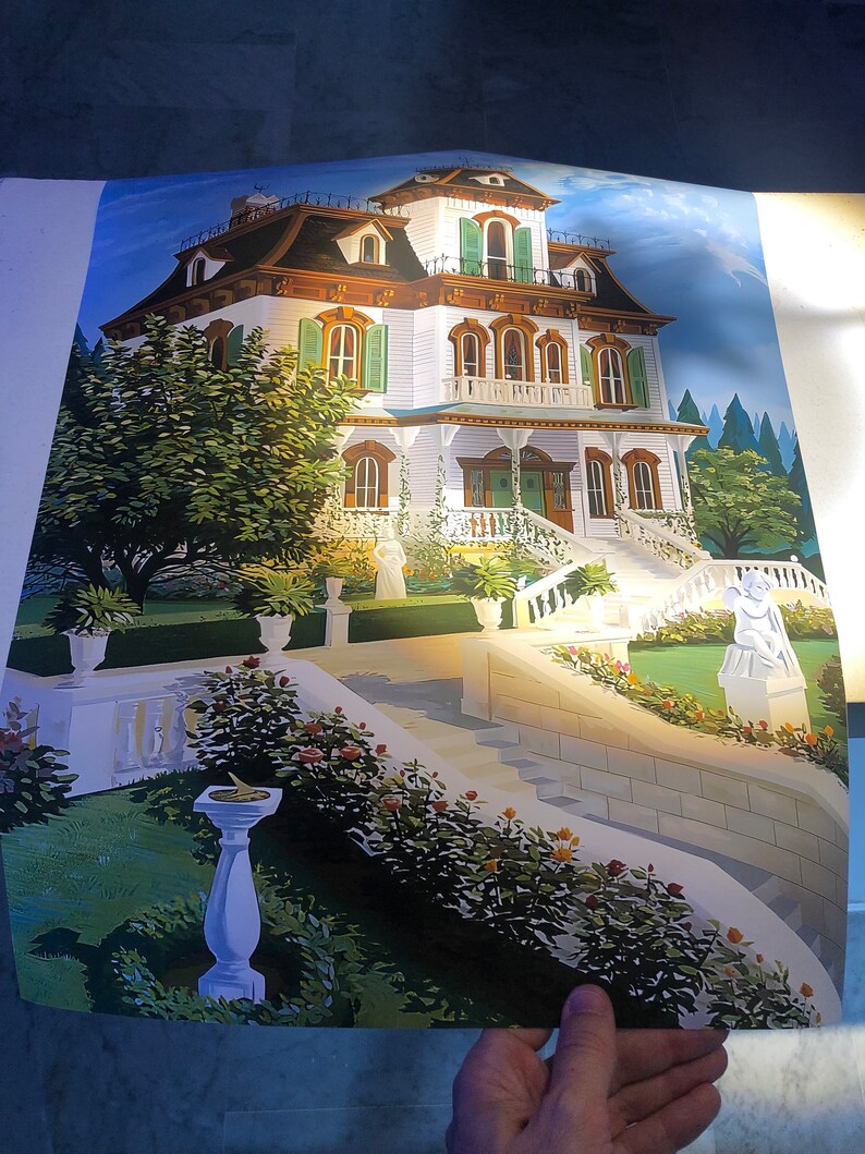 Phantom Manor Disneyland Paris Poster Poster Canvas Art - Etsy