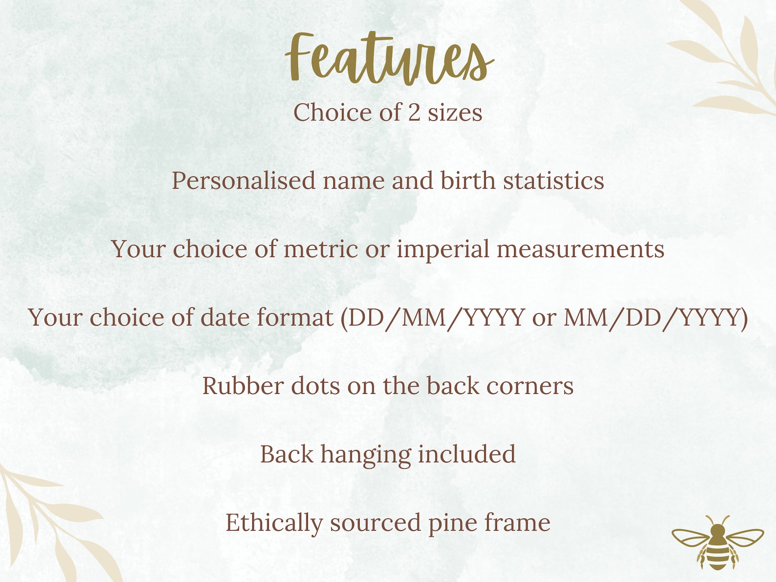 Custom Baby Birth Statistics Personalised Newborn Gift Birth ...