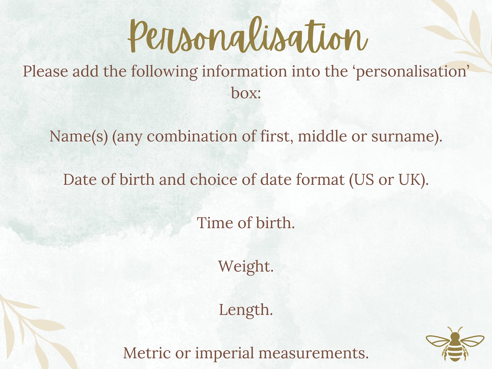 Custom Baby Birth Statistics Personalised Newborn Gift Birth ...