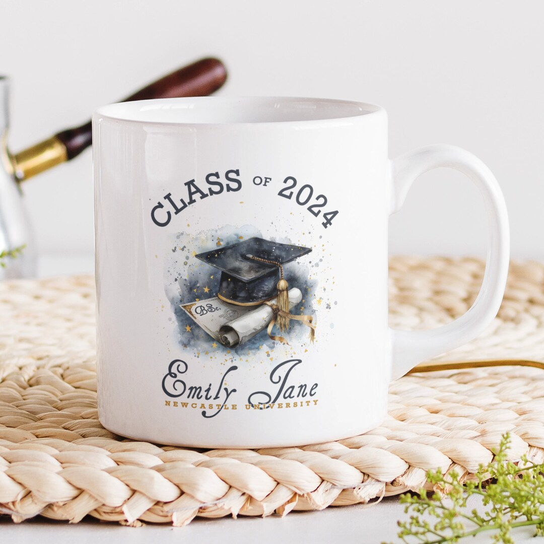 Personalised Graduation Class of 2024 11oz Ceramic Mug Graduation Cap ...