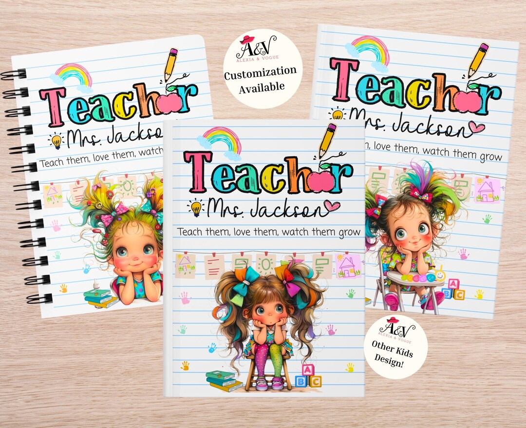 Personalized Teacher Journal,thank You Gift for Teacher,things My ...