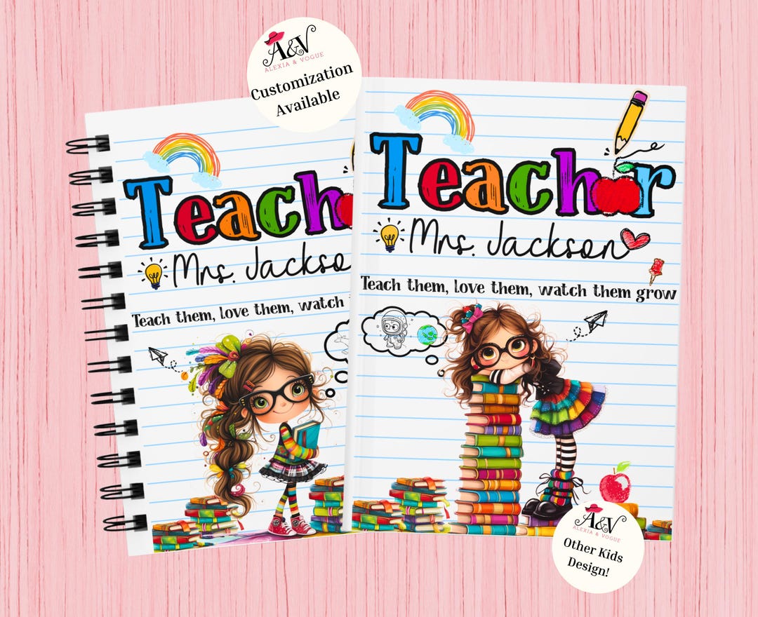 Personalized Teacher Journal,thank You Gift for Teacher,things My ...