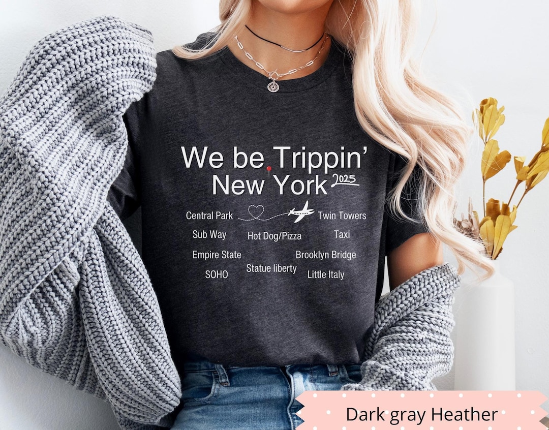 We Be Trippin' Custom Vacation Shirt, Personalized Trip Outfit, Girls ...