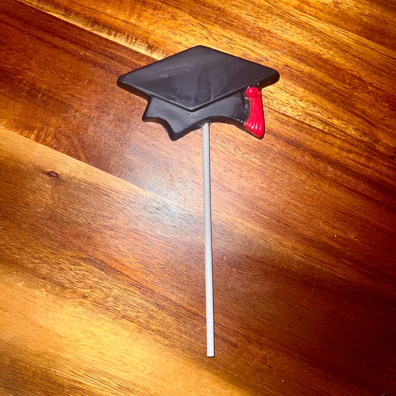 Chocolate Graduation Cap Lollipop - Etsy