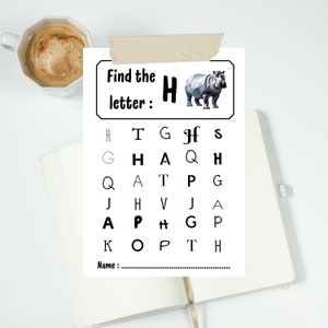 Alphabet Letter Finds A-Z PDF | Printable Kids Educational Activity ...