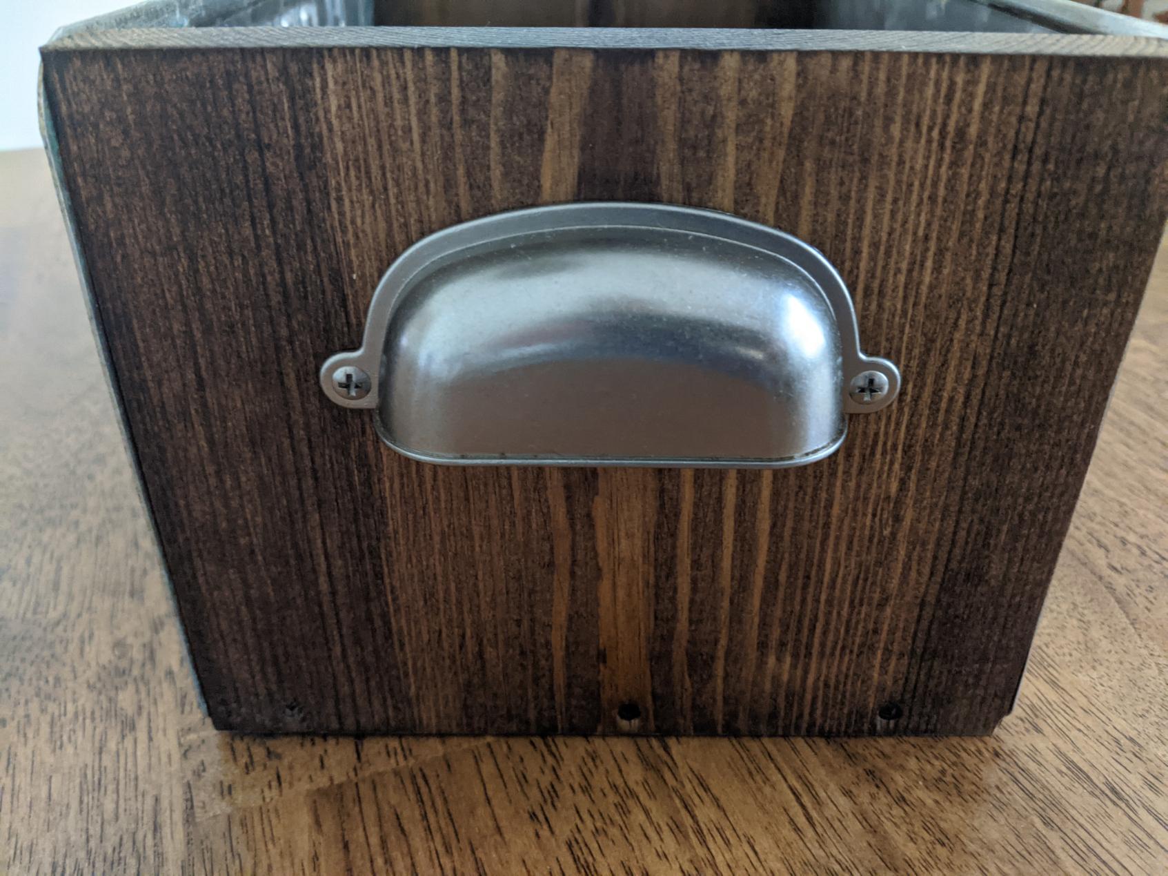 Recycled License Plate Box, Storage Box, Decorative Bin, Bar/kitchen ...