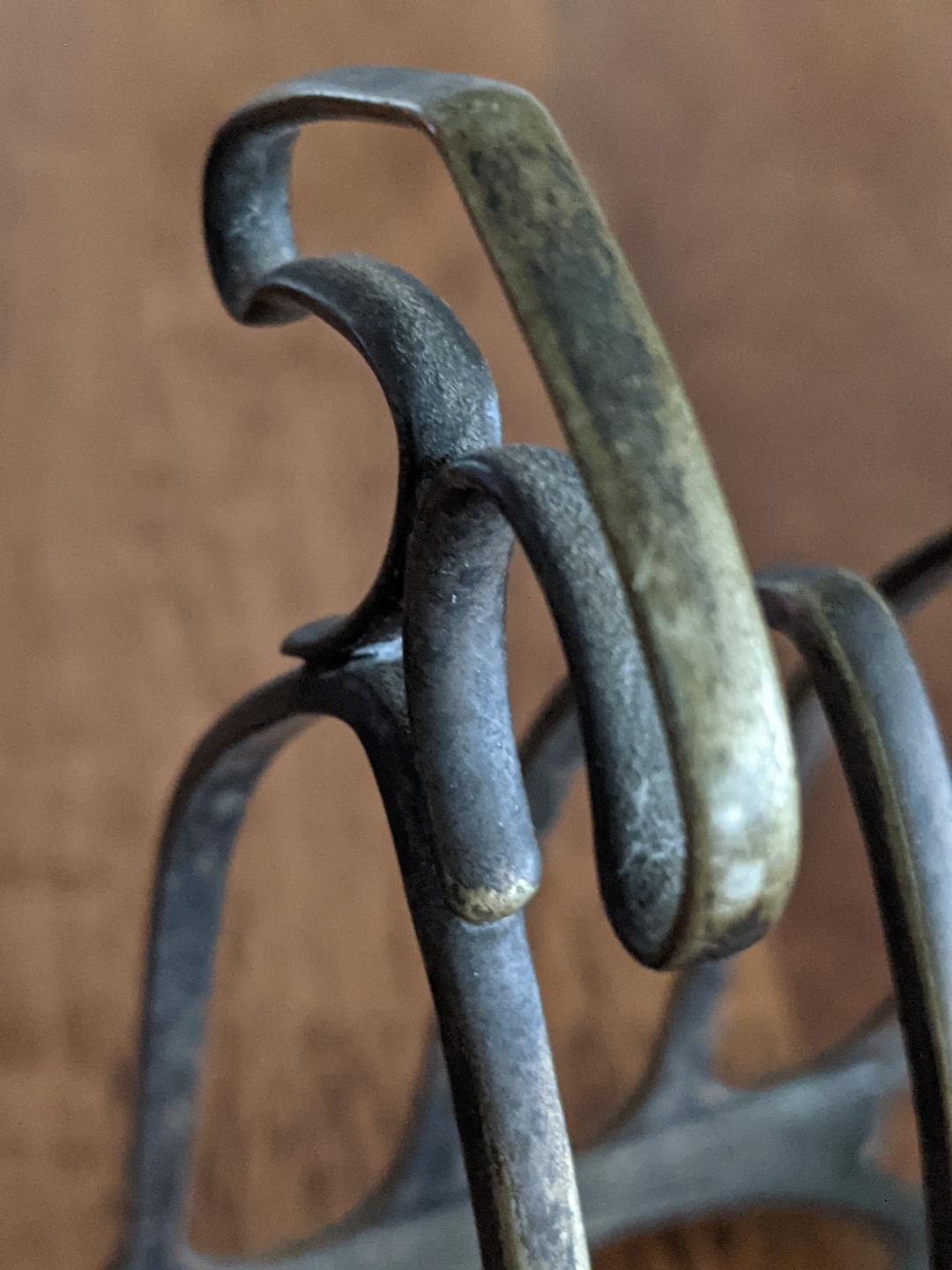 Brass Toast Rack, Vintage, 1920's, 6 Slot Toast Rack, Napkin Holder ...