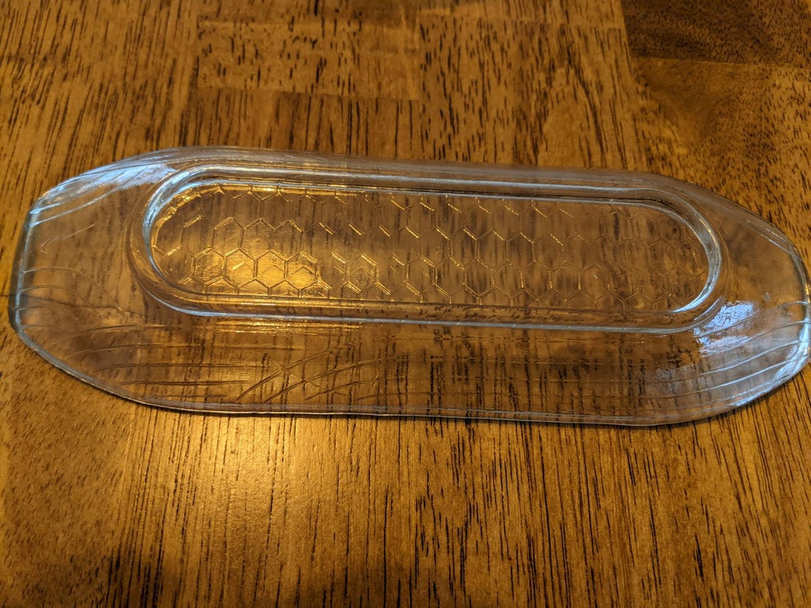 Corn on the Cob Glass Dishes, Set of 2, Vintage, Serving Dishes - Etsy