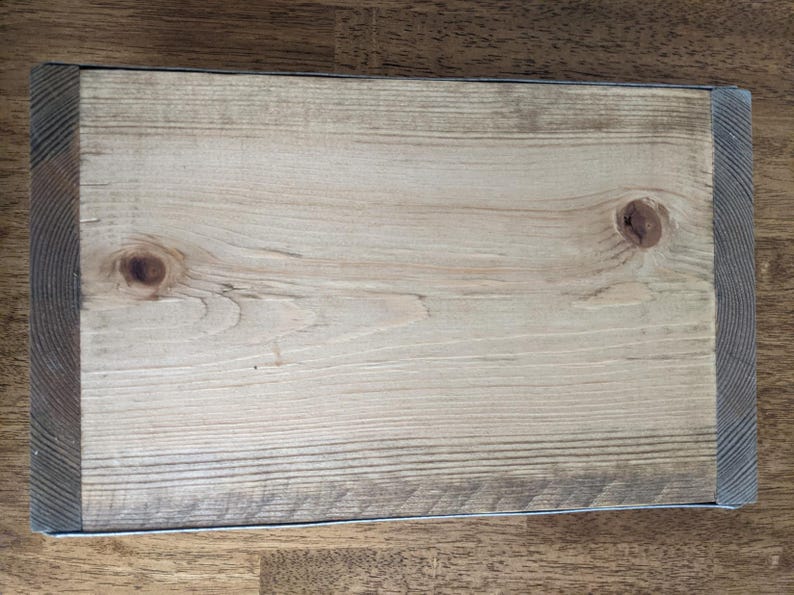 Recycled License Plate Box, Storage Box, Decorative Bin, Bar, Kitchen ...