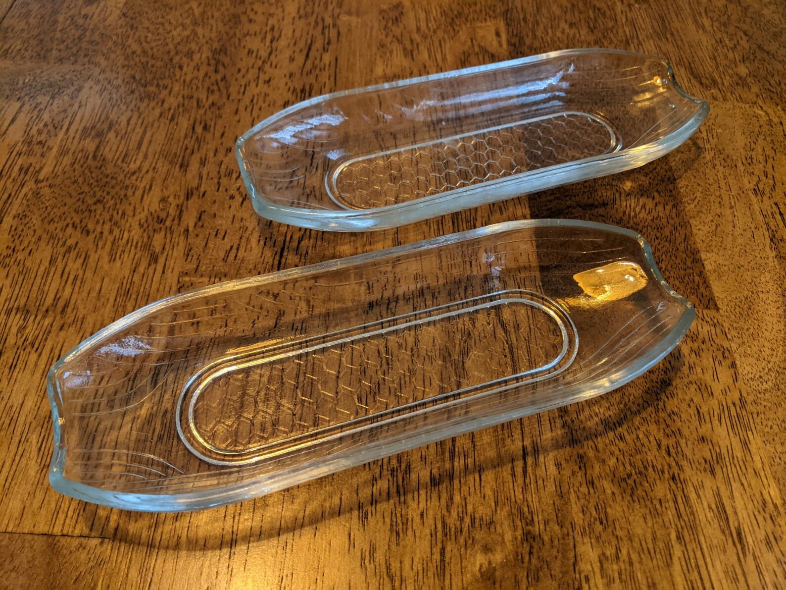 Corn on the Cob Glass Dishes, Set of 2, Vintage, Serving Dishes - Etsy