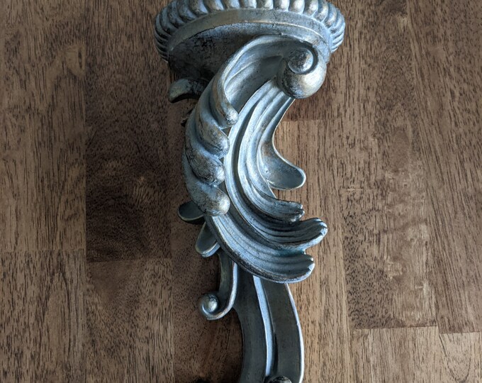 Resin French Style Wall Shelf Sconce, Vintage, 1990's, Ornate Wall ...
