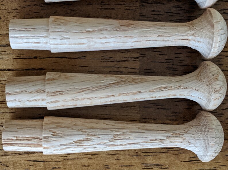 14 Count Unfinished Oak Shaker Pegs, Ready to Finish Oak Shaker Pegs ...