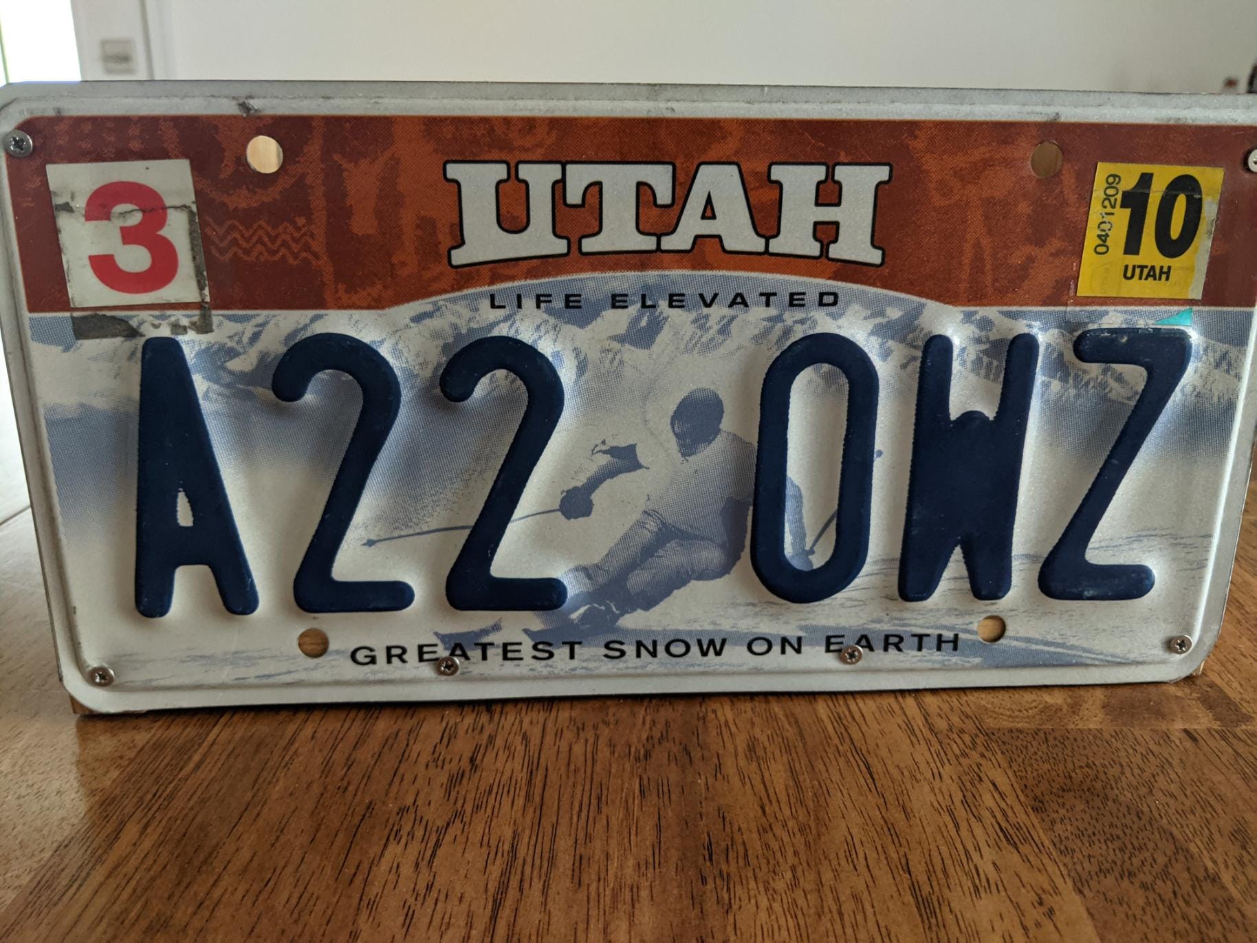 Recycled License Plate Box, Storage Box, Decorative Bin, Bar, Kitchen ...