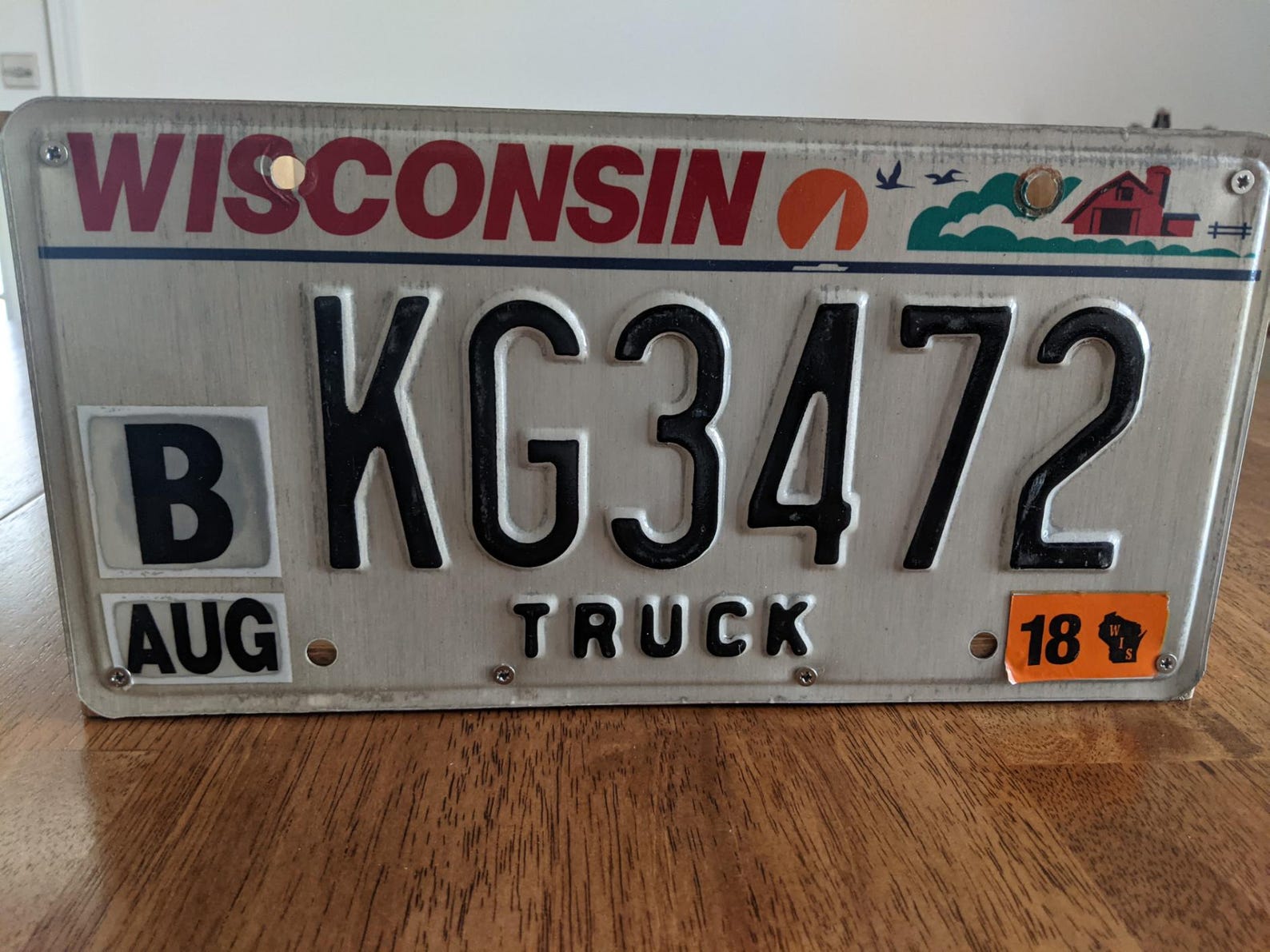 Recycled License Plate Box, Storage Box, Decorative Bin, Bar, Kitchen ...