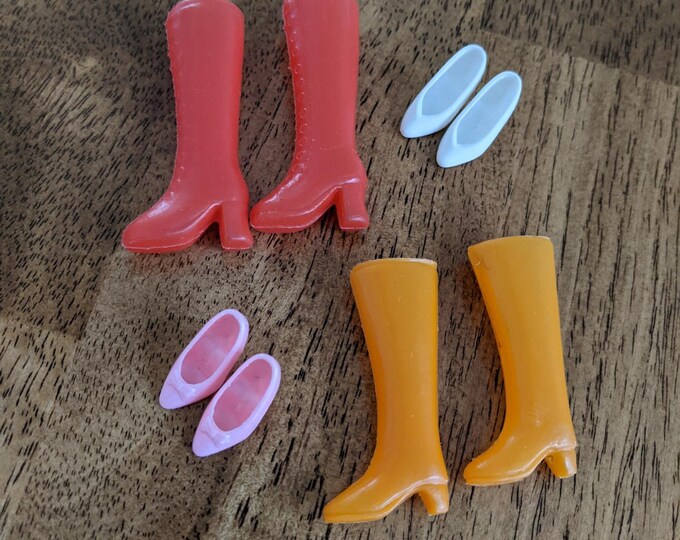 Barbie Boots and Shoes, Vintage, Mod Era Gogo Boots, High Heel Shoes ...