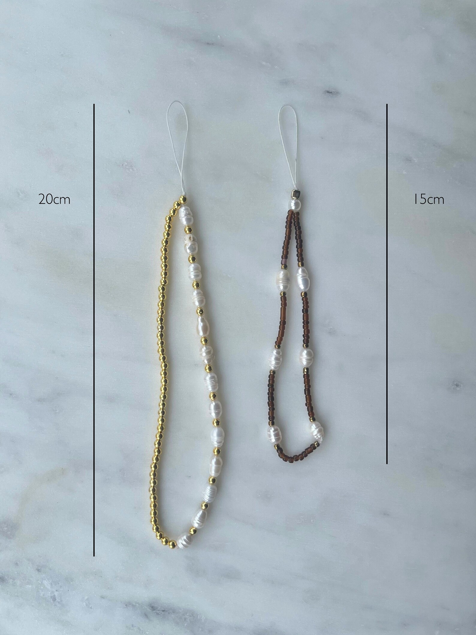 Baby Pink & Pearl Phone Charm Phone Strap Bead Phone Charm - Etsy