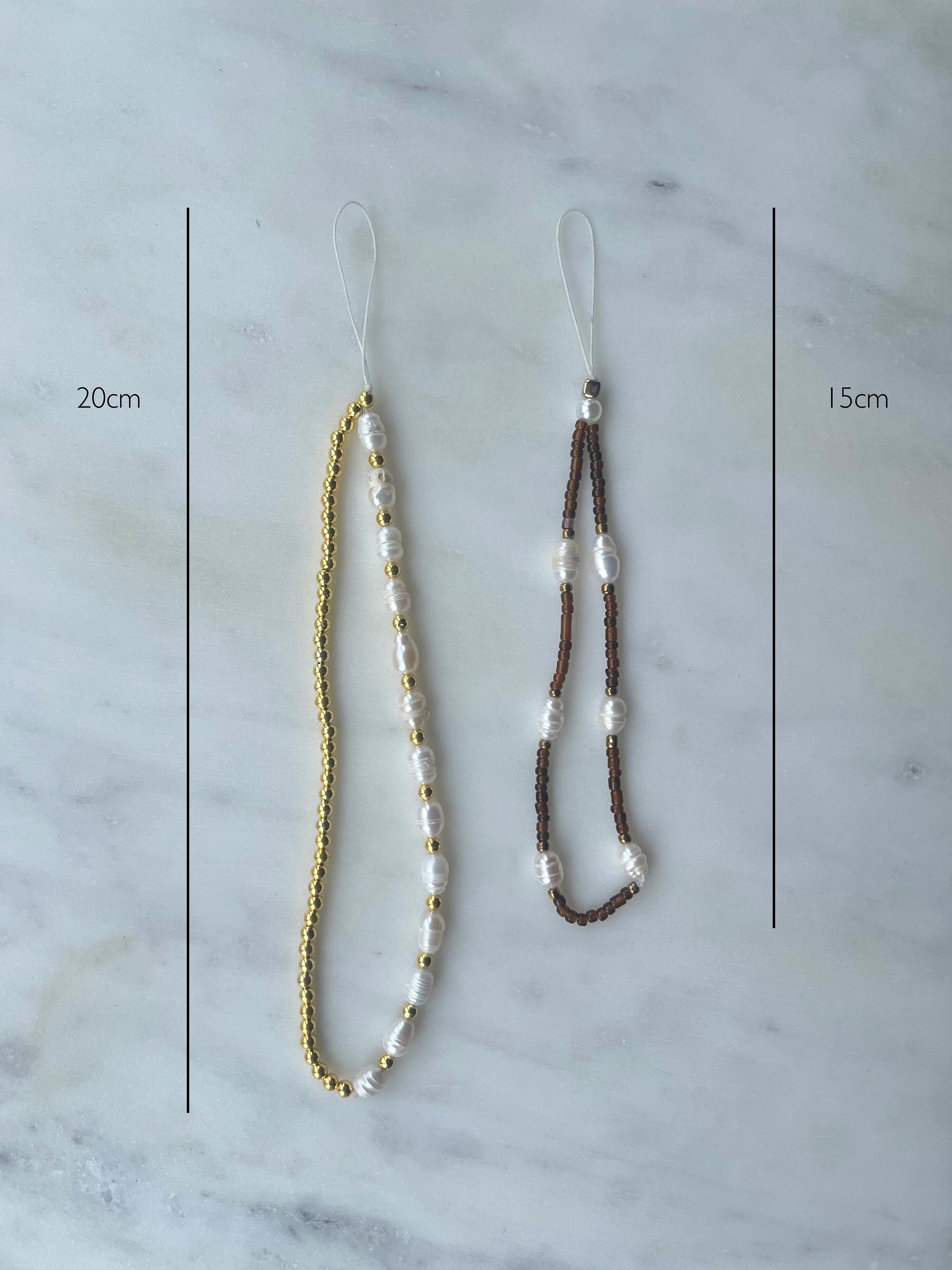 Baby Pink & Pearl Phone Charm Phone Strap Bead Phone Charm - Etsy