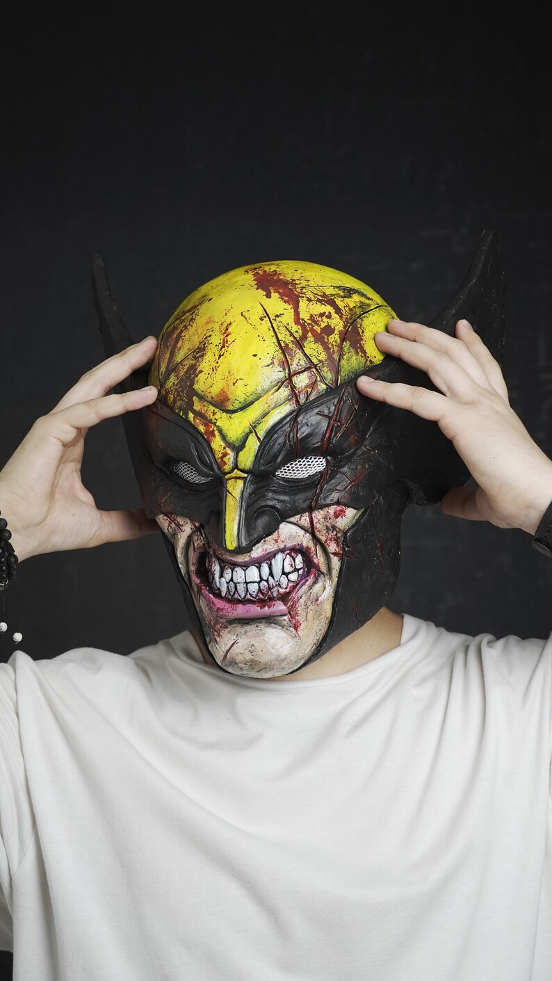 Wolverine Mask for Cosplay. Wolverinemask for Halloween Inspired by ...