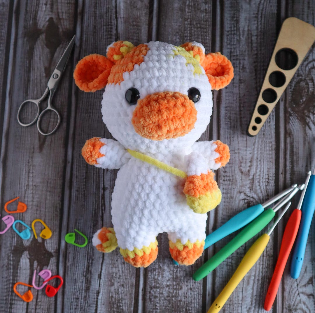 Crochet Candy Corn Cowcrochet Cowhalloween Cowcrochet Halloween ...