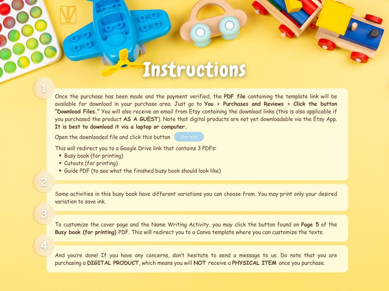 Busy Book Printable Toddler Busy Book Learning Binder Homeschool ...