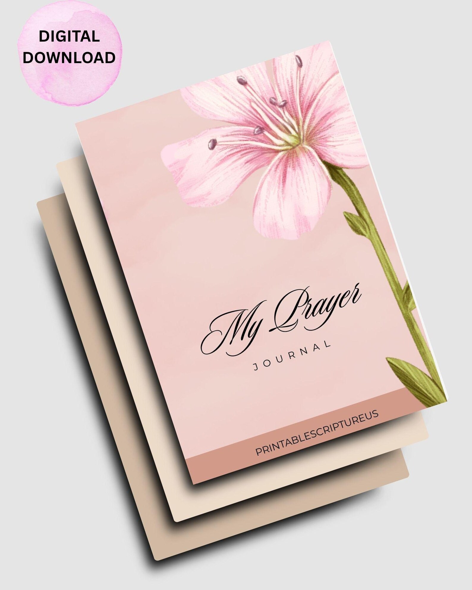 My Prayer Journal - Pages of Devotional Journaling - Christian - Etsy