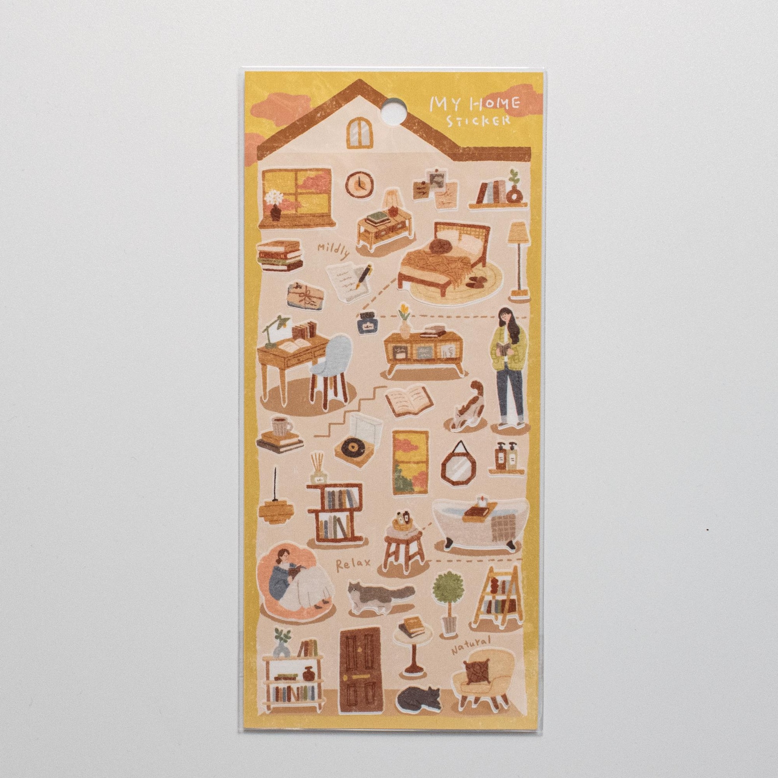 Japanese Planner Stickers 6 Types MIND WAVE My Home Themed Relax Rainy ...