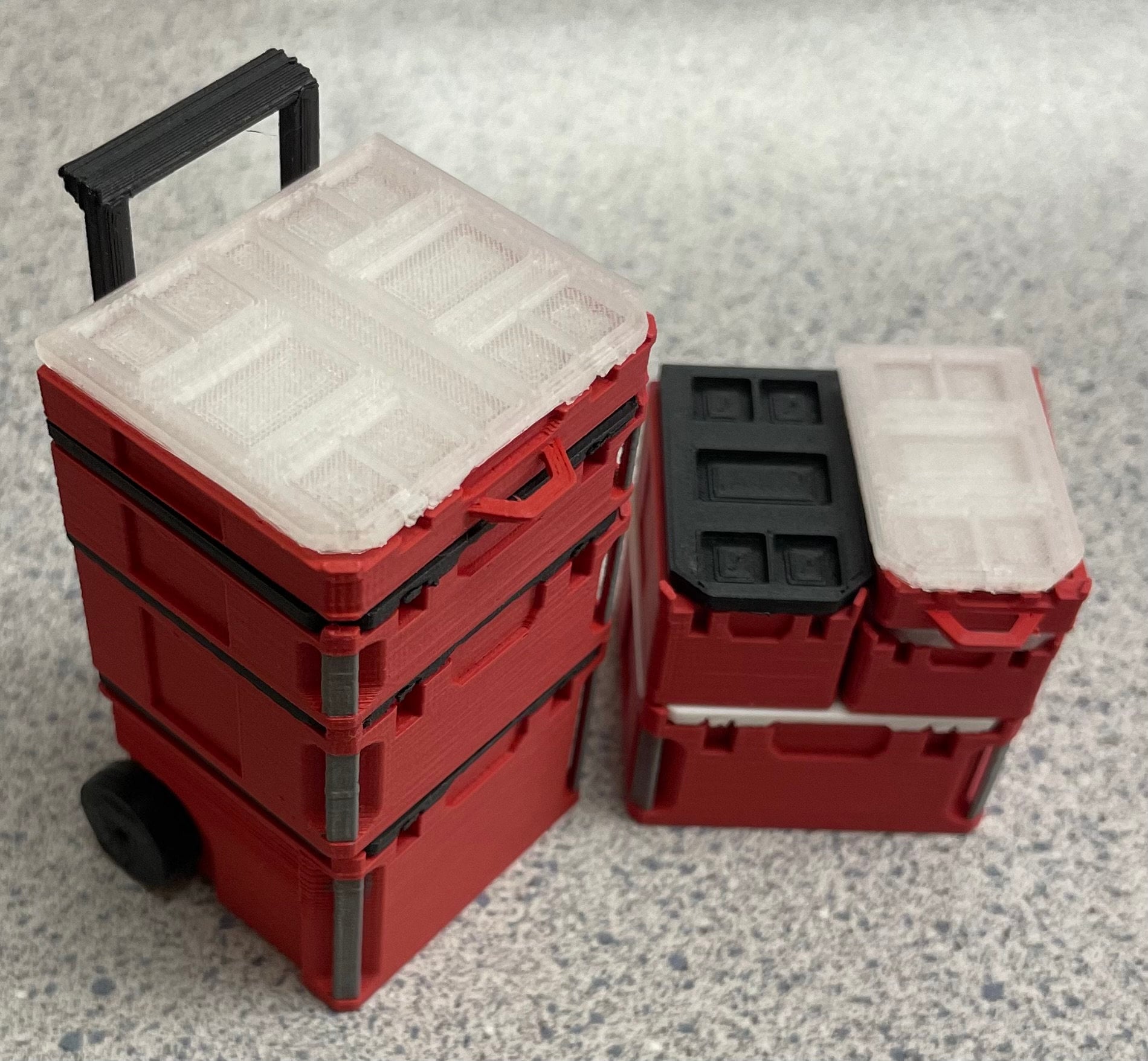 3D Printed Milwaukee Packout Desk Toy 1:14 Scale - Etsy