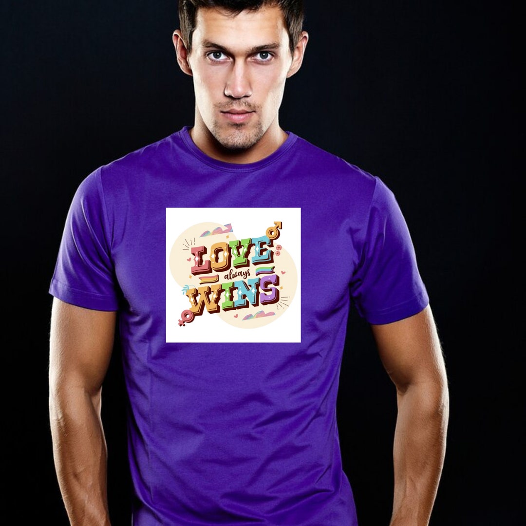 Love Always Wins Pride T-shirt LGBTQI Rainbow Pride Clothes Celebrate ...