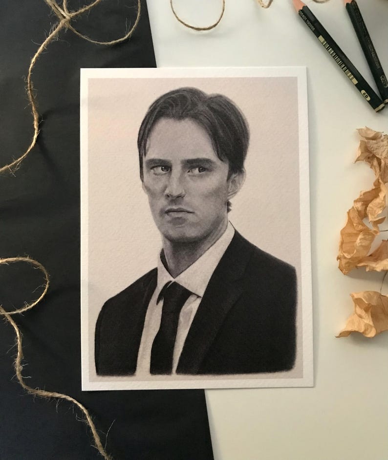 Rafe Cameron Drawing Print A5 - Etsy