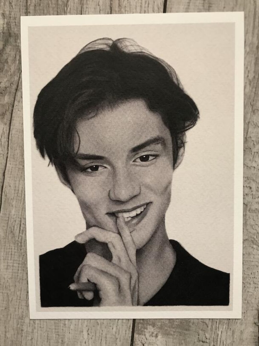 Louis Partridge Drawing - Etsy