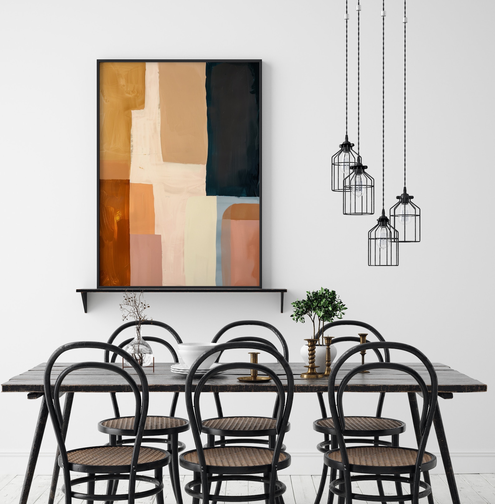 Colorful Modern Print, Abstract Wall Art, Contemporary Wall Decor ...