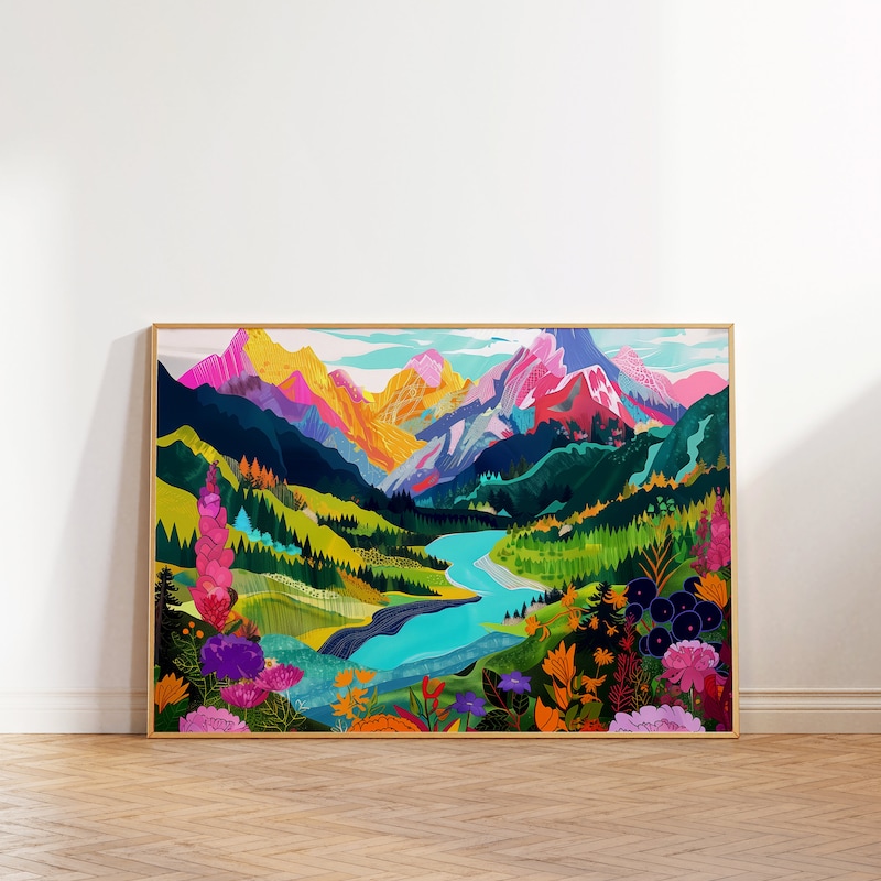 Colorful Art Prints - Etsy